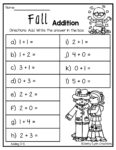 Fall Addition Worksheets - Made By Teachers
