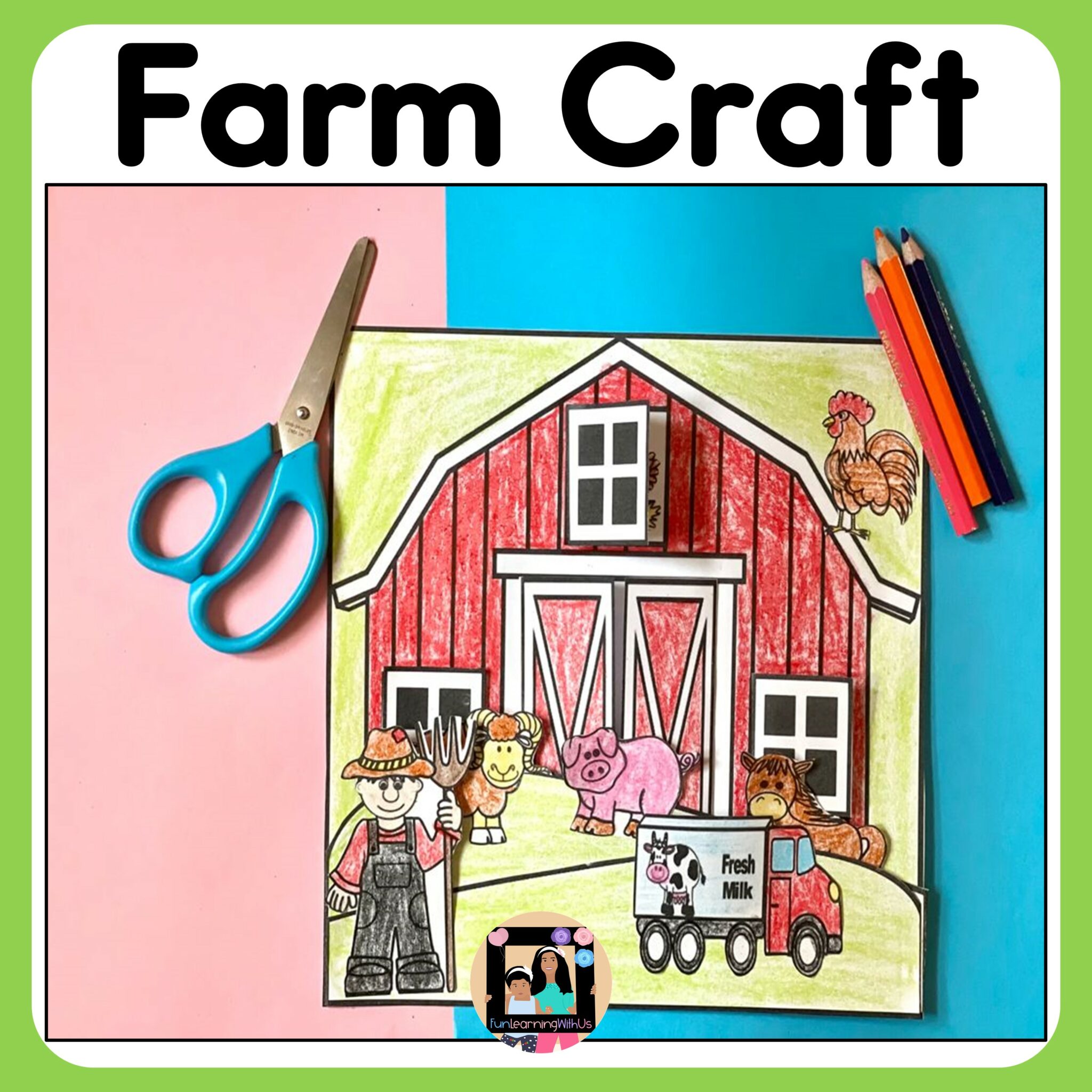 Farm Craft| Farm Animal Activities | Build a Farm - Made By Teachers