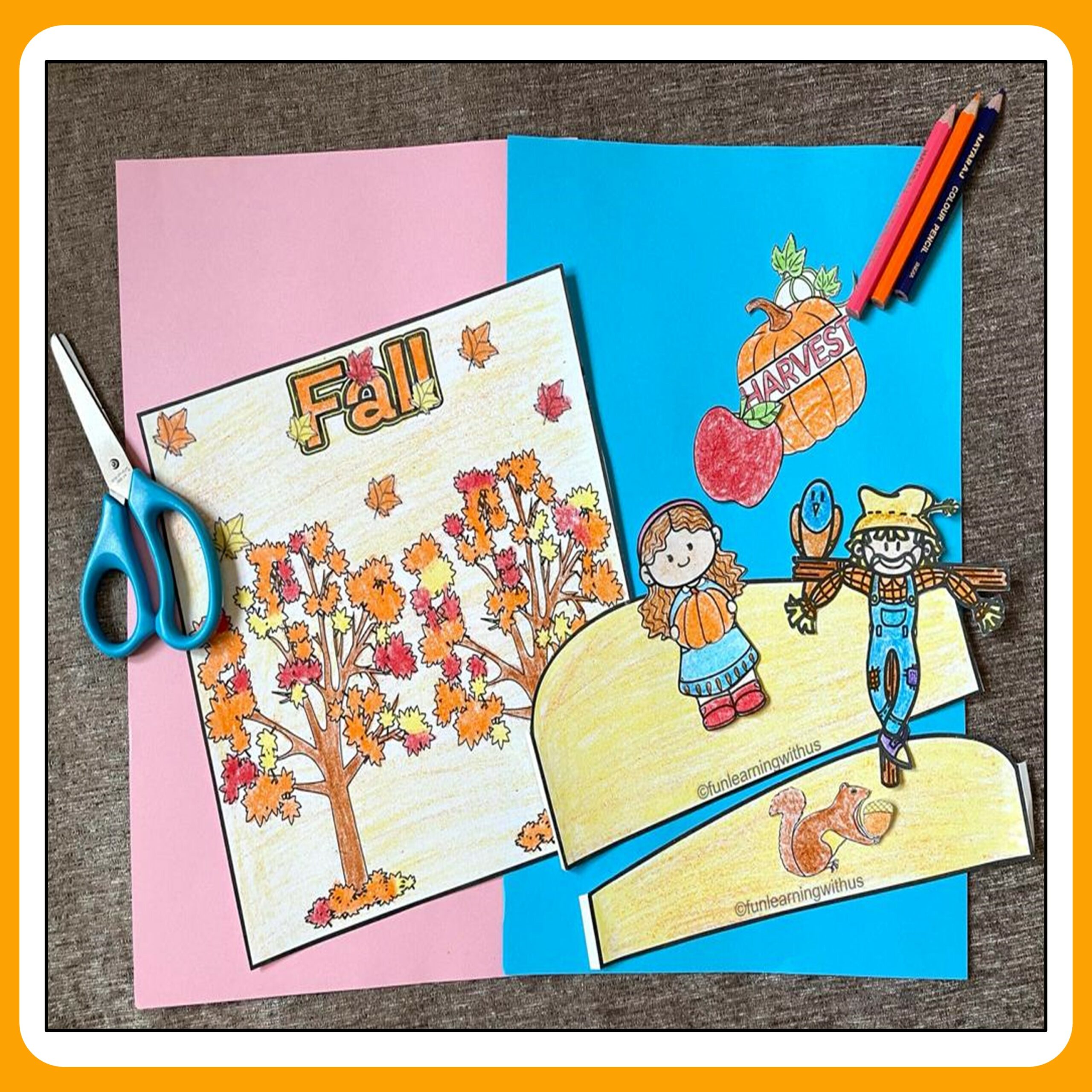 Fall Craft | Fall Season Craft | Autumn Craft - Made By Teachers