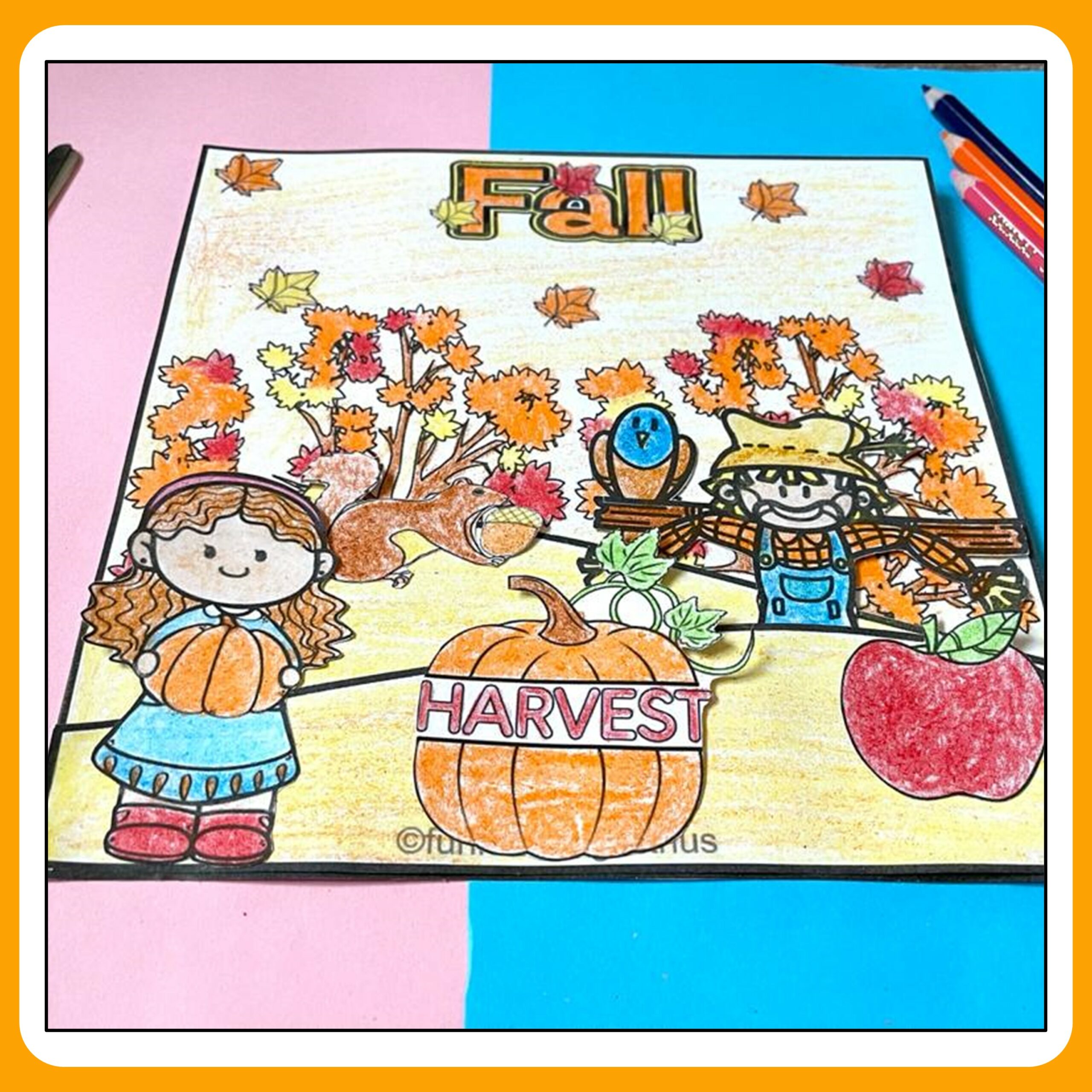 Fall Craft | Fall Season Craft | Autumn Craft | Made By Teachers