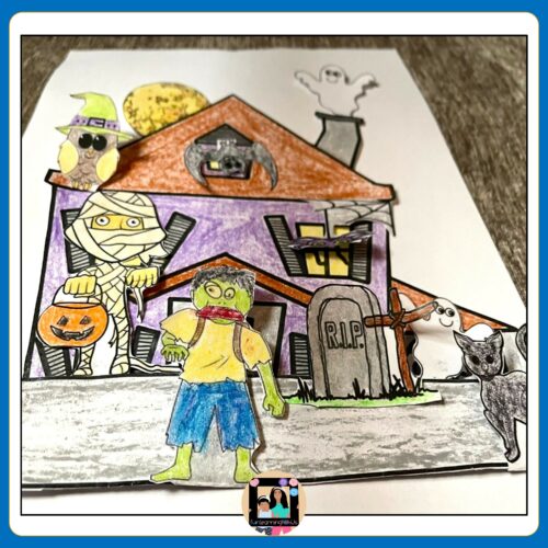 Halloween Craft | Haunted House Craft | October | Made By Teachers