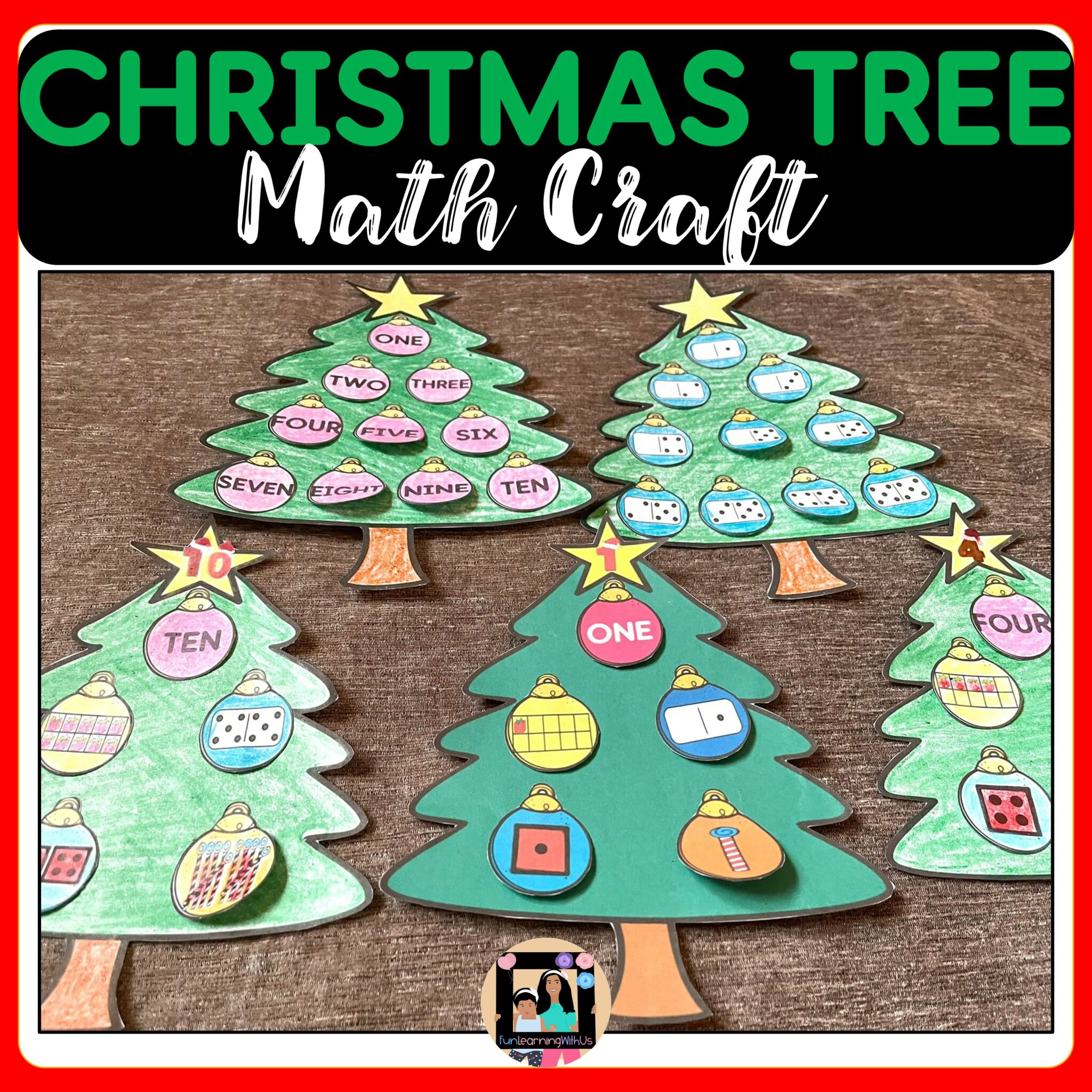 Christmas Tree math Craft | Winter Math Craft | Made By Teachers