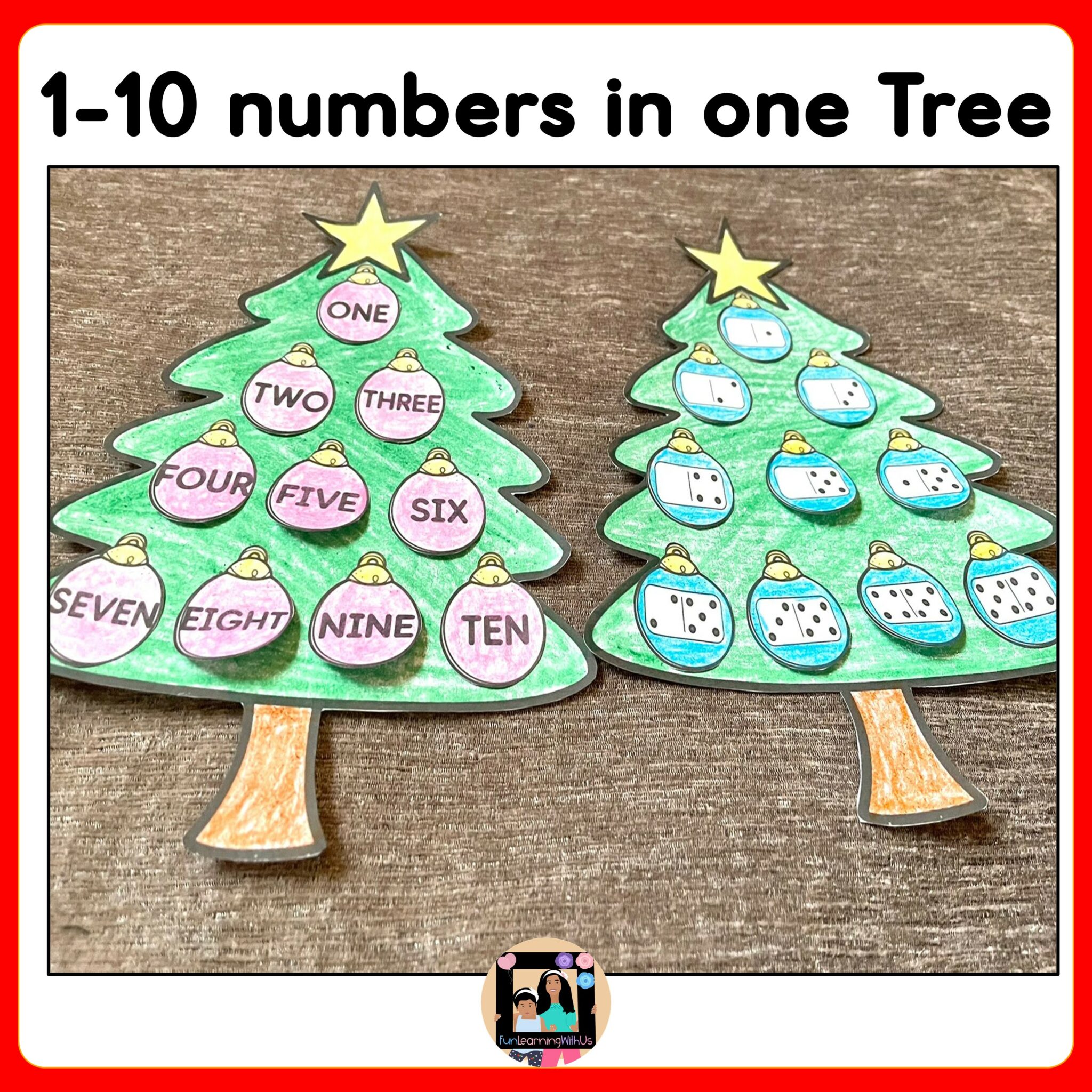 Christmas Tree math Craft | Winter Math Craft | Made By Teachers