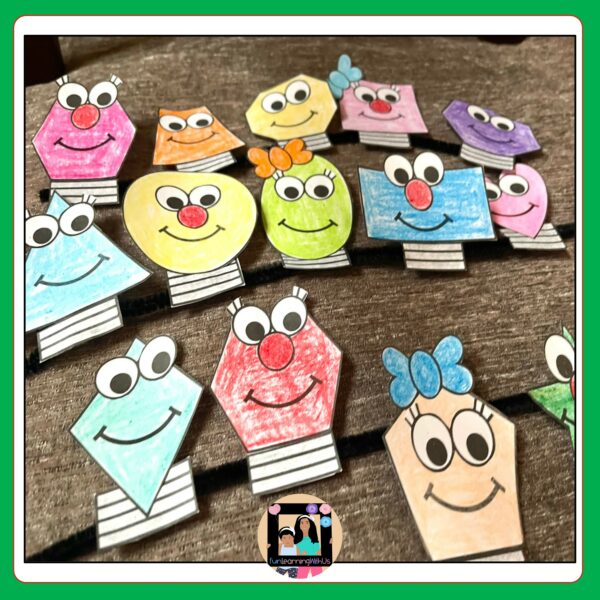 Christmas Light Bulb 2D Shapes Craft | Winter Craft - Made By Teachers