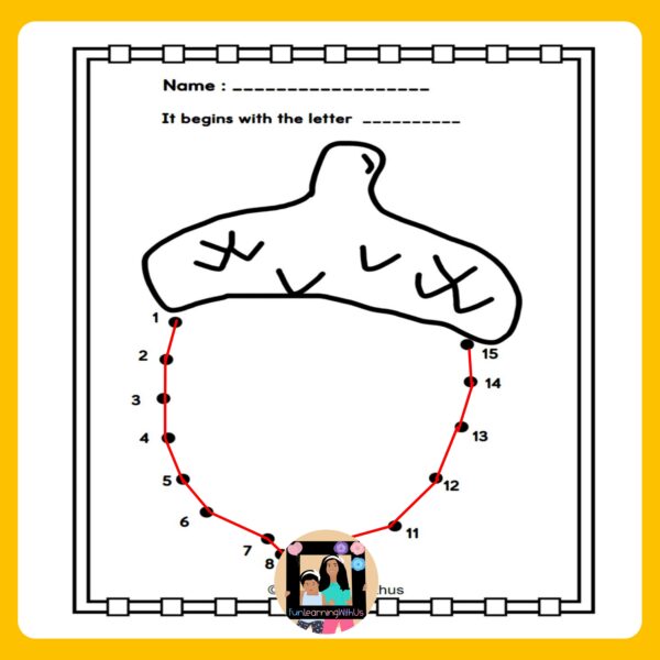 Fall Connect the dots | Dot to Dot worksheets - Made By Teachers