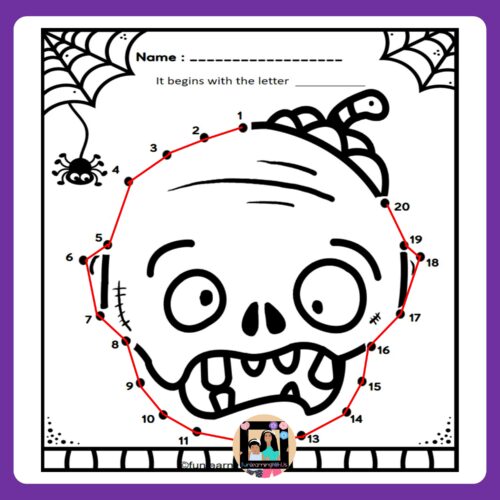 Halloween Connect the Dots| Dot to Dot worksheets - Made By Teachers