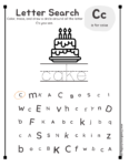 Preschool-Kindergarten Alphabet Search - Made By Teachers