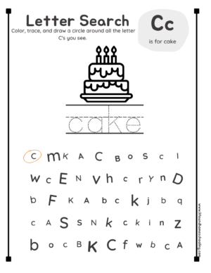 Preschool-Kindergarten Alphabet Search - Made By Teachers