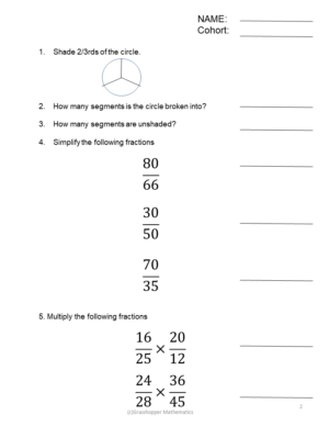 Fraction Operations Assessment Editable - Made By Teachers