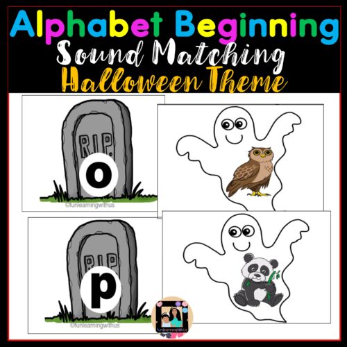 Alphabet Beginning Sound Matching -Halloween Theme | Made By Teachers