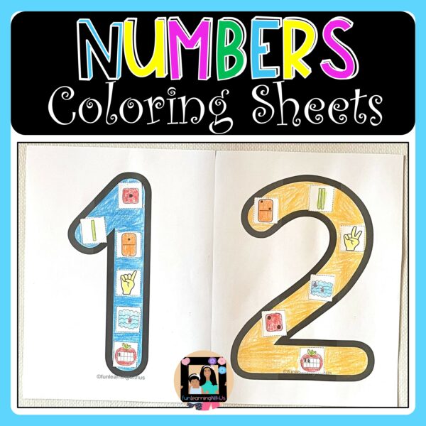 Numbers Coloring Activity Subitizing Number 1-10 | Made By Teachers