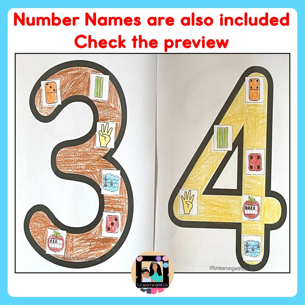 Numbers Coloring Activity Subitizing Number 1-10 | Made By Teachers