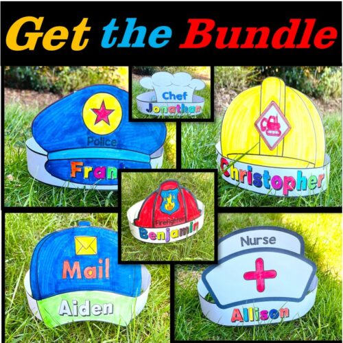 Police Officer Hat Editable Name - Made By Teachers
