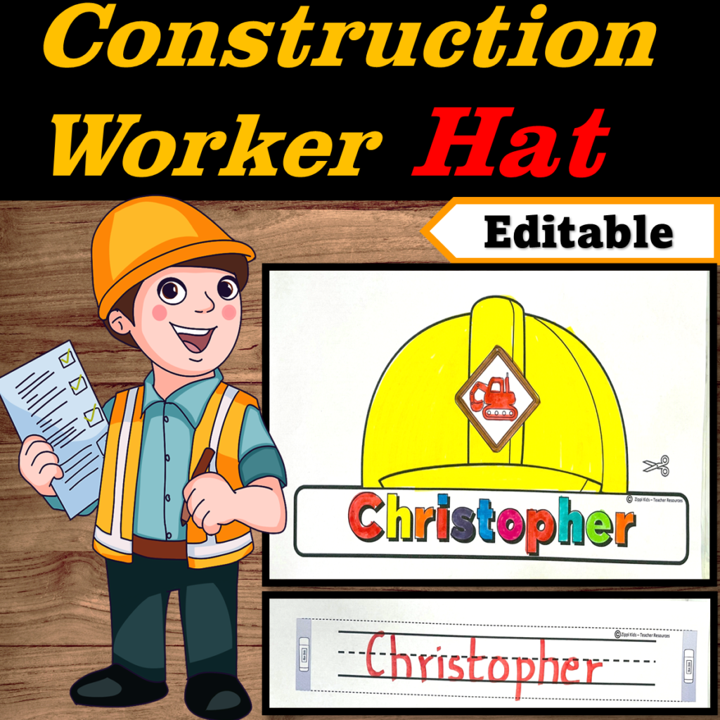 Community Helpers Hats Editable - Made By Teachers