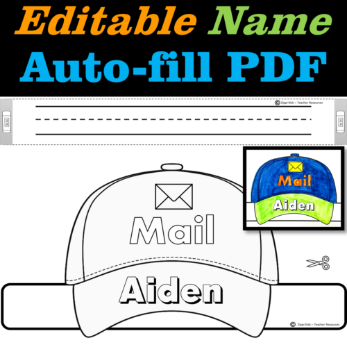 Community Helpers Hats Editable - Made By Teachers