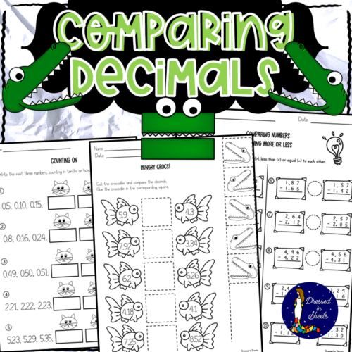 Comparing Decimals Tenths, Hundredths, Thousandths | Made By Teachers