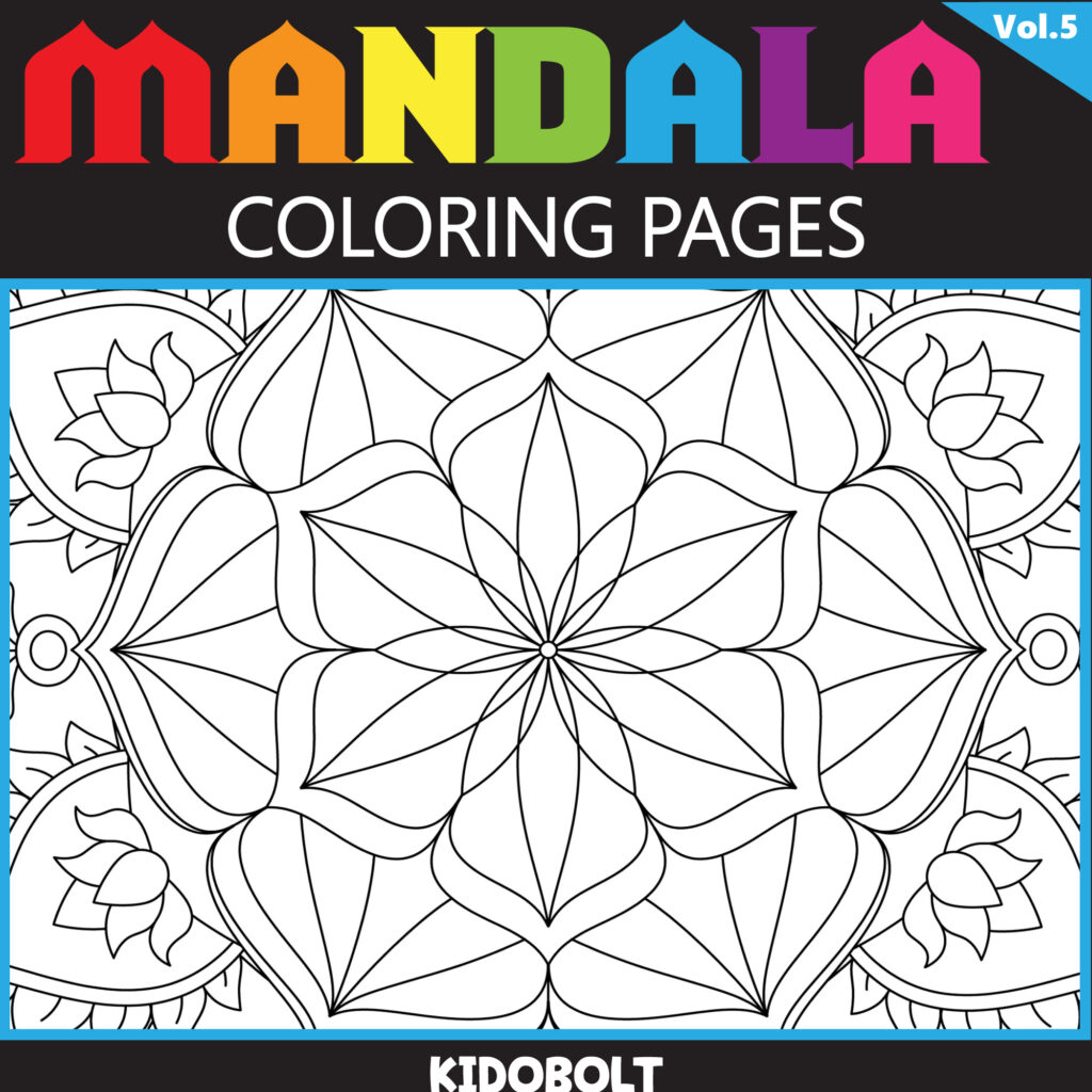 Confidence & Relaxation Mandala Printable Coloring | Made By Teachers