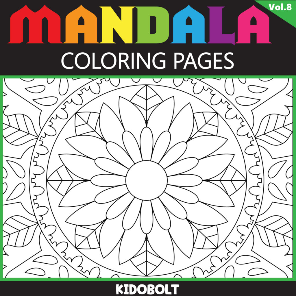 GRATITUDE Mandala Printable Coloring Book for Kids - Made By Teachers