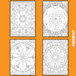 Bundle of 200 Relaxing Mandala Coloring Pages - Made By Teachers