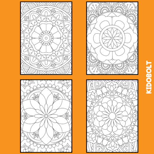 Bundle of 200 Relaxing Mandala Coloring Pages | Made By Teachers