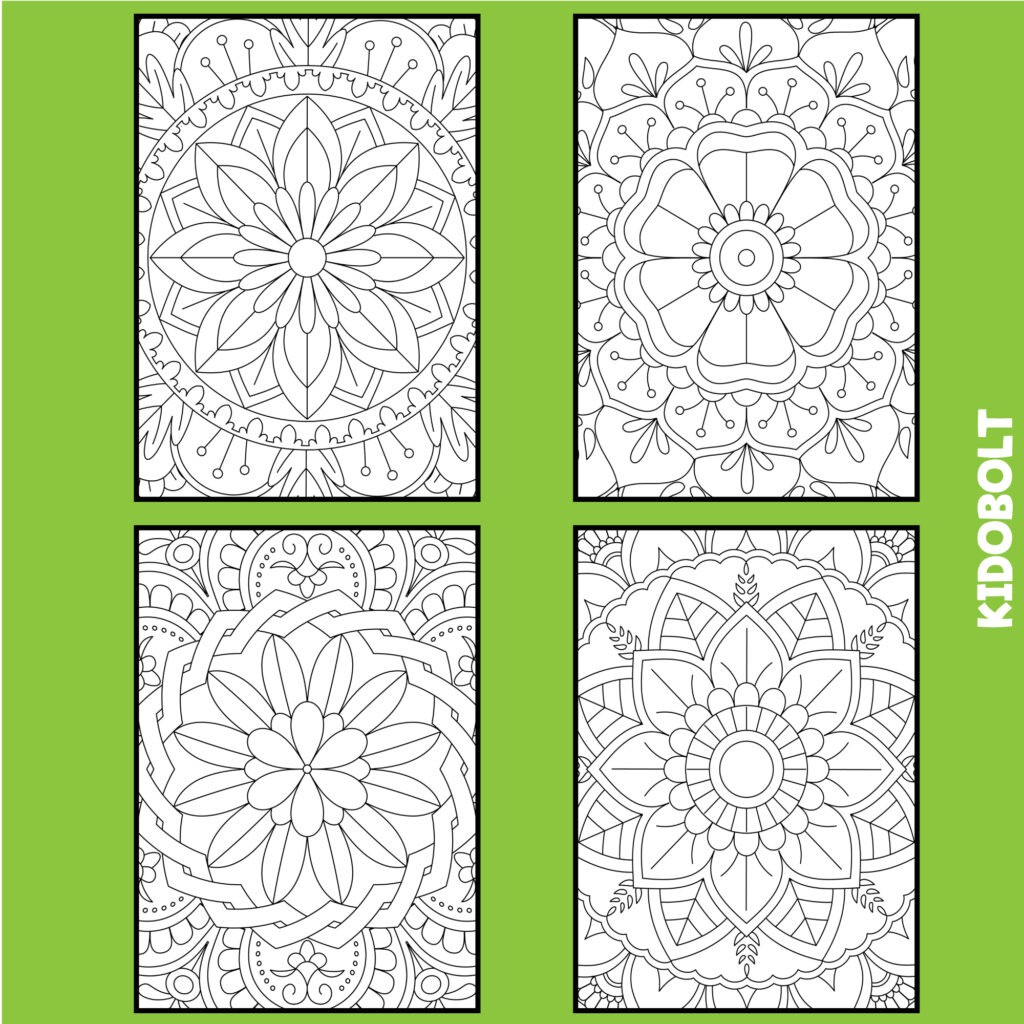 Bundle of 200 Relaxing Mandala Coloring Pages | Made By Teachers