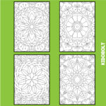 Bundle of 200 Relaxing Mandala Coloring Pages - Made By Teachers