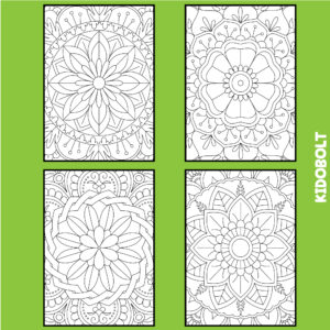 Bundle of 200 Relaxing Mandala Coloring Pages - Made By Teachers