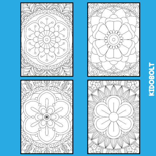 Bundle of 200 Relaxing Mandala Coloring Pages | Made By Teachers