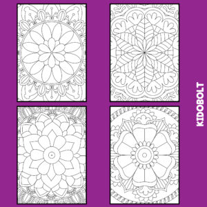Bundle of 200 Relaxing Mandala Coloring Pages | Made By Teachers