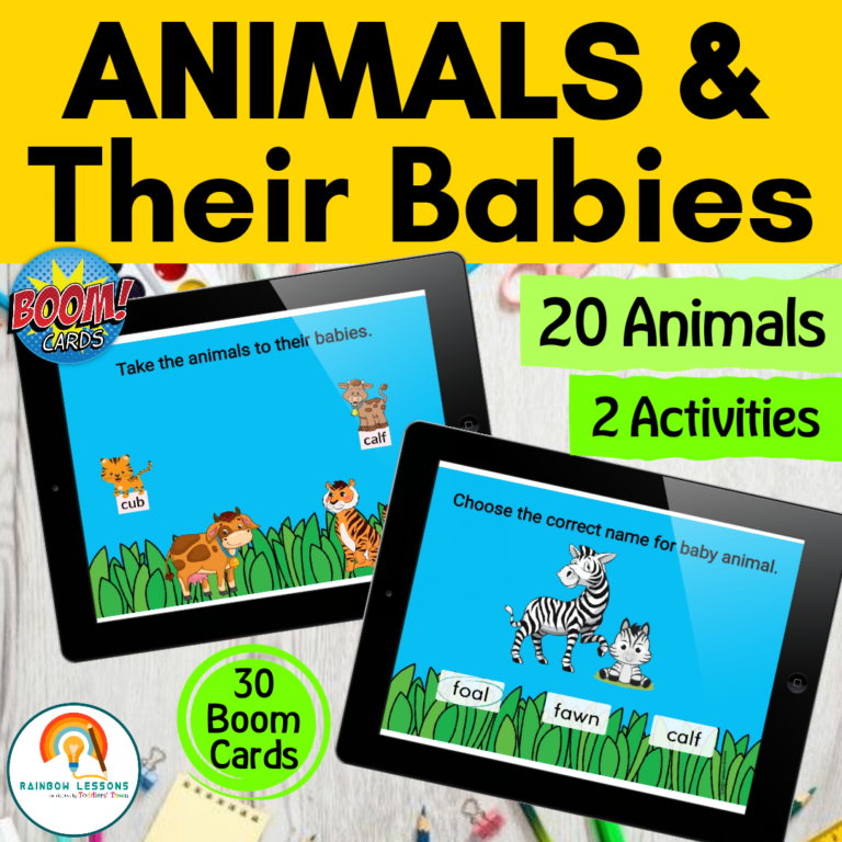 Animal and Their Babies | Baby Animals | Made By Teachers