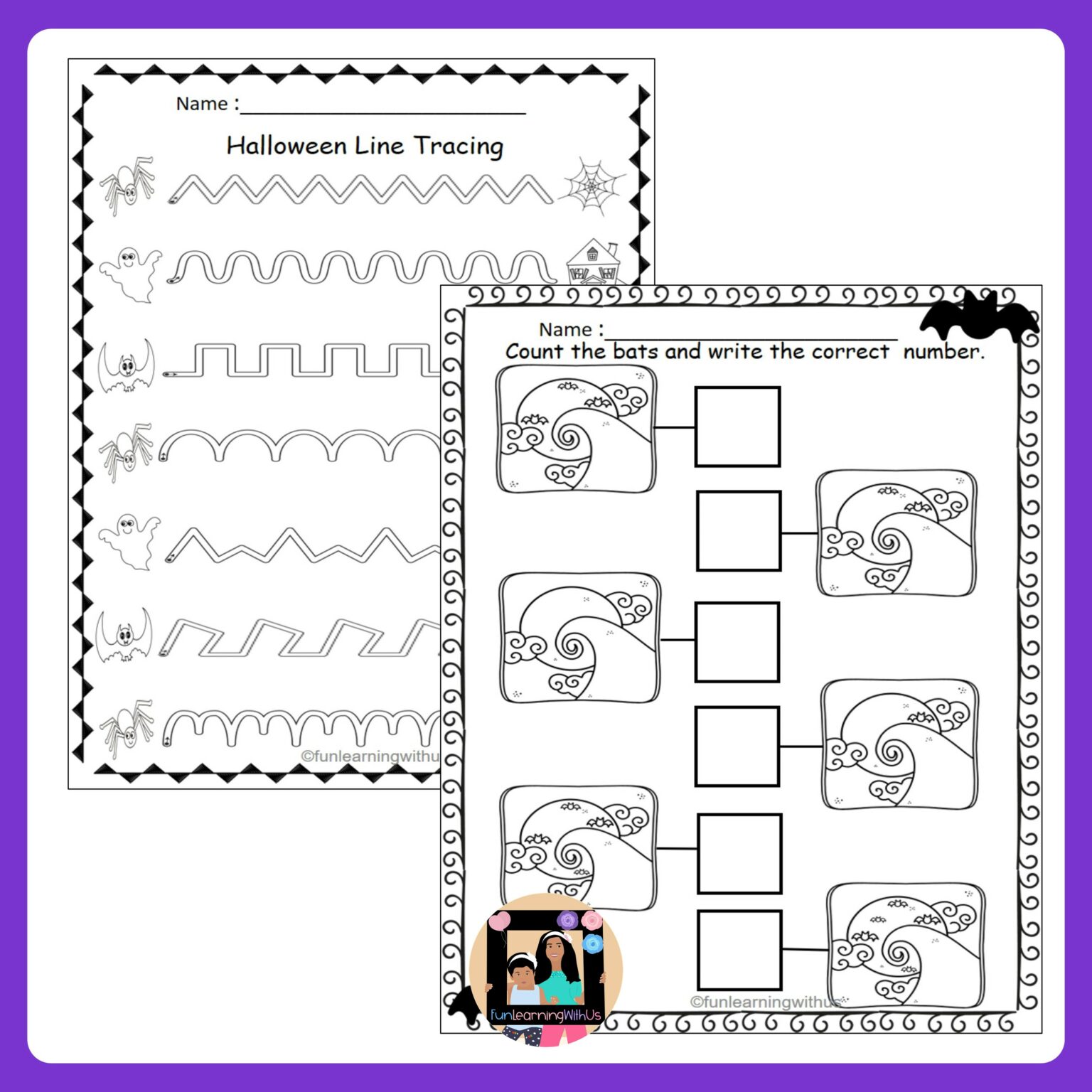 Halloween Pre-K Pack| Halloween Theme Worksheets - Made By Teachers