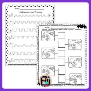 Halloween Pre-K Pack| Halloween Theme Worksheets | Made By Teachers
