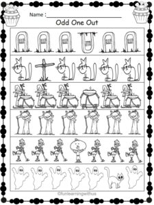 Halloween Pre-K Pack| Halloween Theme Worksheets | Made By Teachers