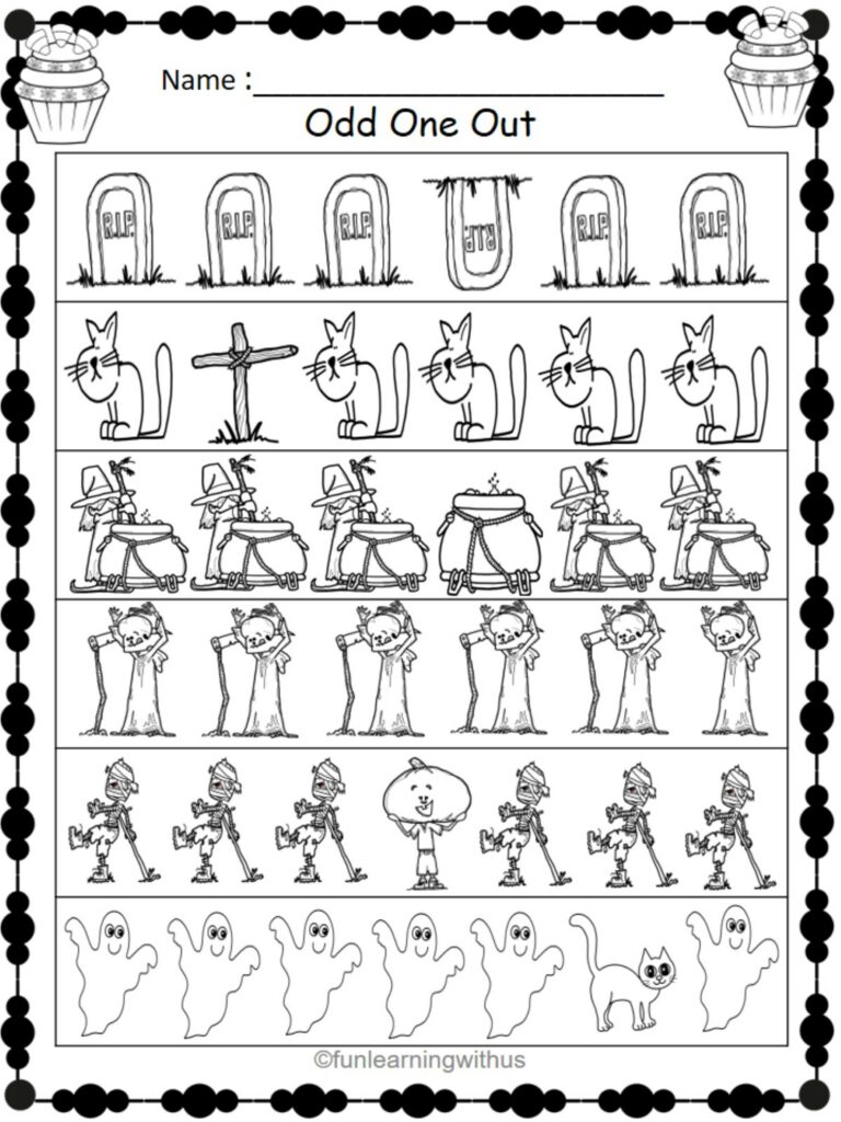 Halloween Pre-K Pack| Halloween Theme Worksheets | Made By Teachers