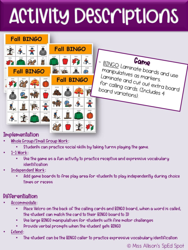 Fall & Leaves Thematic Unit for Special Ed | Made By Teachers