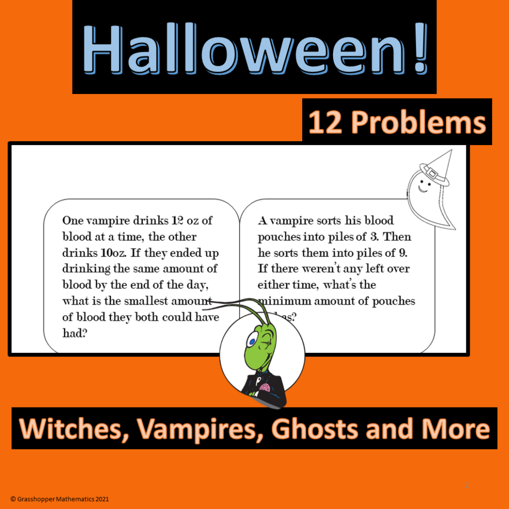 Halloween LCM and GCF Worksheet | Made By Teachers