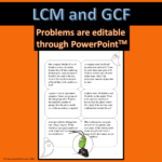 Halloween LCM and GCF Worksheet | Made By Teachers