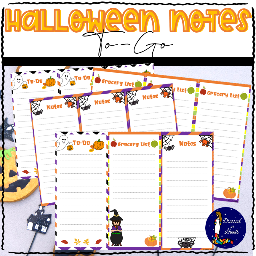 Halloween Notes To-Go | Made By Teachers