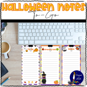 Halloween Notes To-Go | Made By Teachers