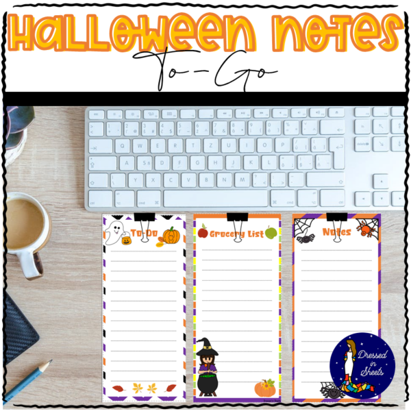 Halloween Notes To-Go | Made By Teachers