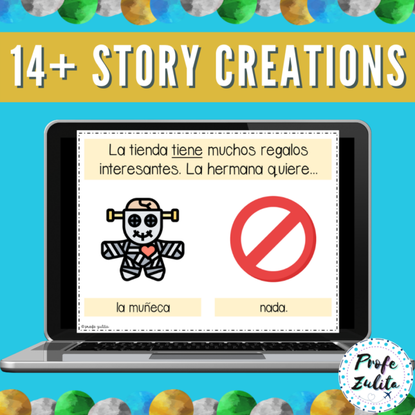 Ser, Ir, & Tener Practice: Spanish story creator - Made By Teachers