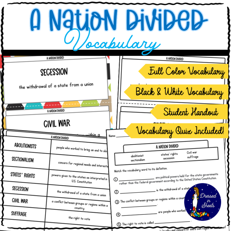 5th Grade Social Studies Vocabulary BUNDLE - Made By Teachers