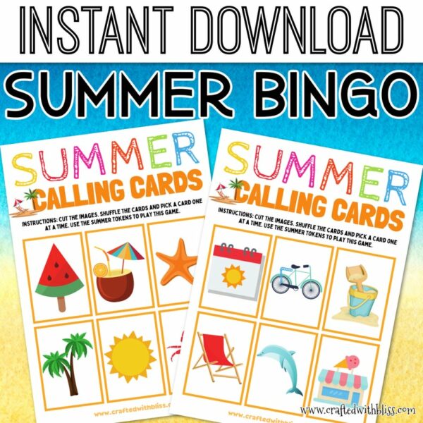 Summer Bingo For Kids, Summer Printable For Kids - Made By Teachers
