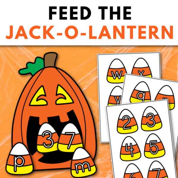 Feed the Jack-O-Lantern Halloween Activity For Kid | Made By Teachers