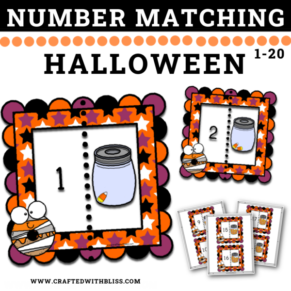Halloween Number Counting Matching Activity, Match | Made By Teachers