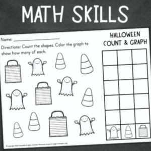 Halloween Math and Reading Worksheets Kindergarten | Made By Teachers