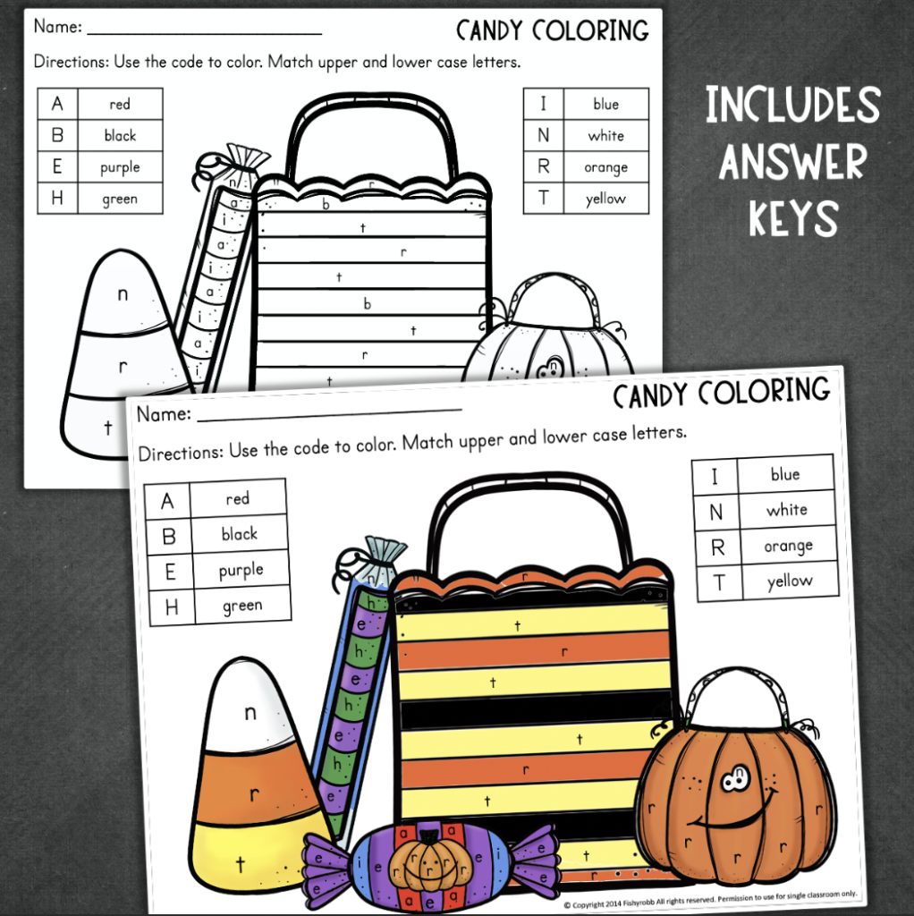 Halloween Math and Reading Worksheets Kindergarten | Made By Teachers