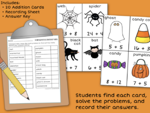 Halloween Addition Within 30 Scavenger Hunt | Made By Teachers