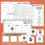Halloween Math Reading Centers Games Activities | Made By Teachers