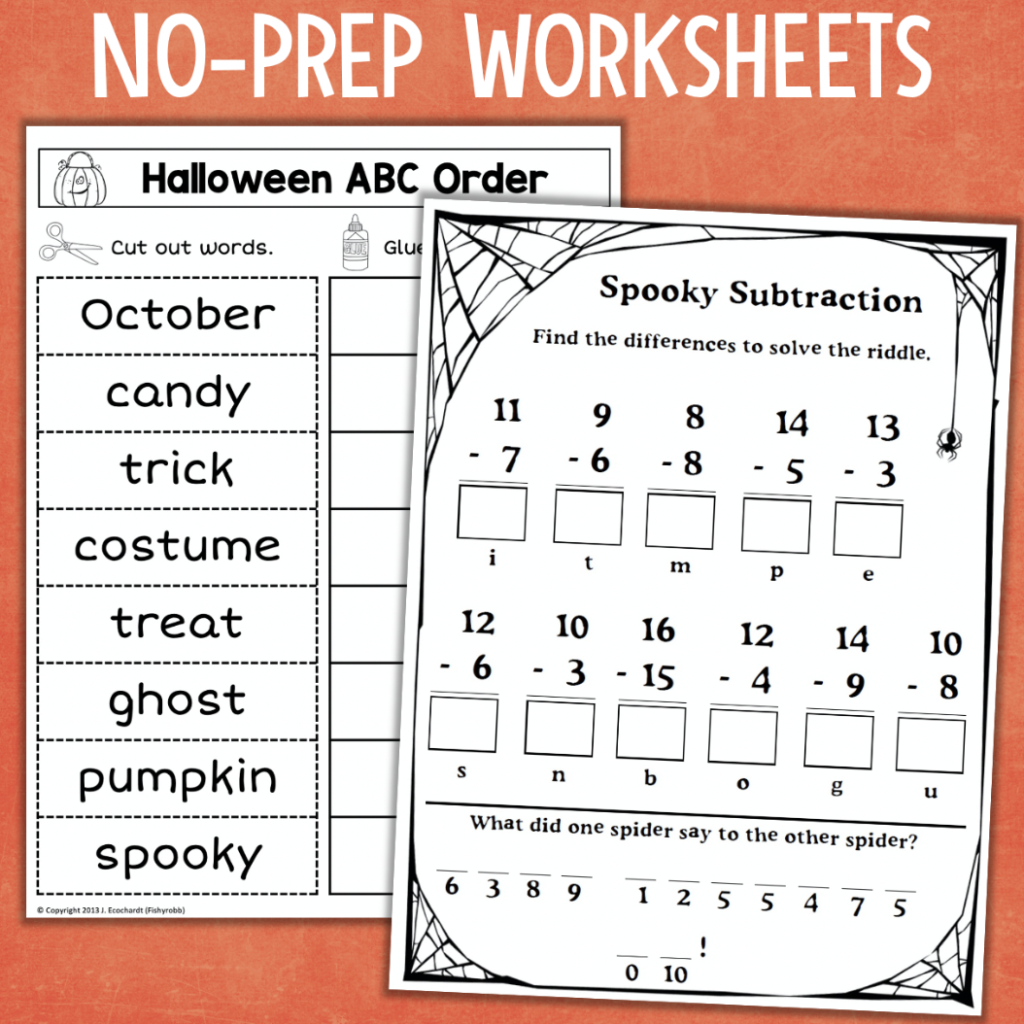 Halloween Math Reading Centers Games Activities | Made By Teachers